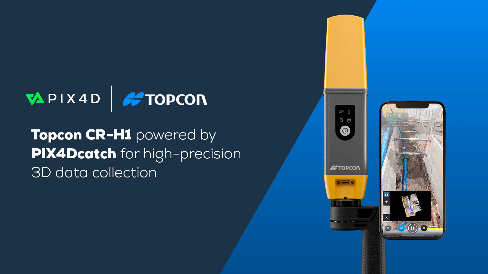 Accurate reality capture: PIX4Dcatch & Topcon's CR-H1 | Pix4D