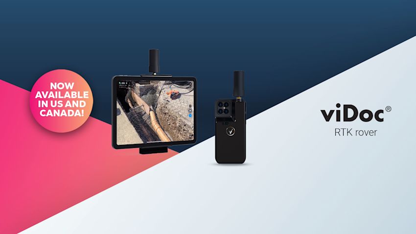 The viDoc RTK rover is now available in Canada and the USA | Pix4D