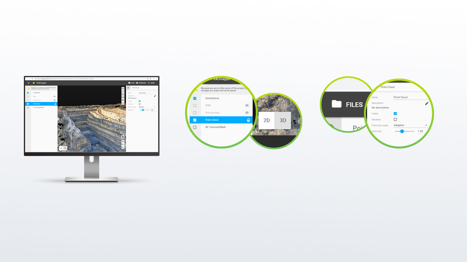 2D and 3D annotations synchronized on Pix4Dmapper Cloud | Pix4D