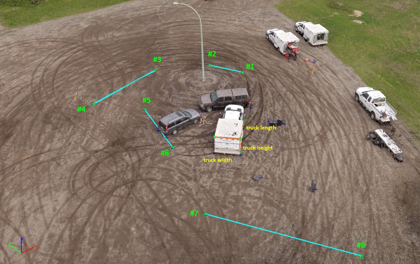 Collision and crime scene investigation with drones | Pix4D