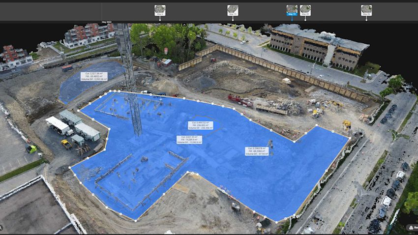 Drone-driven construction monitoring with PIX4Dcloud | Pix4D