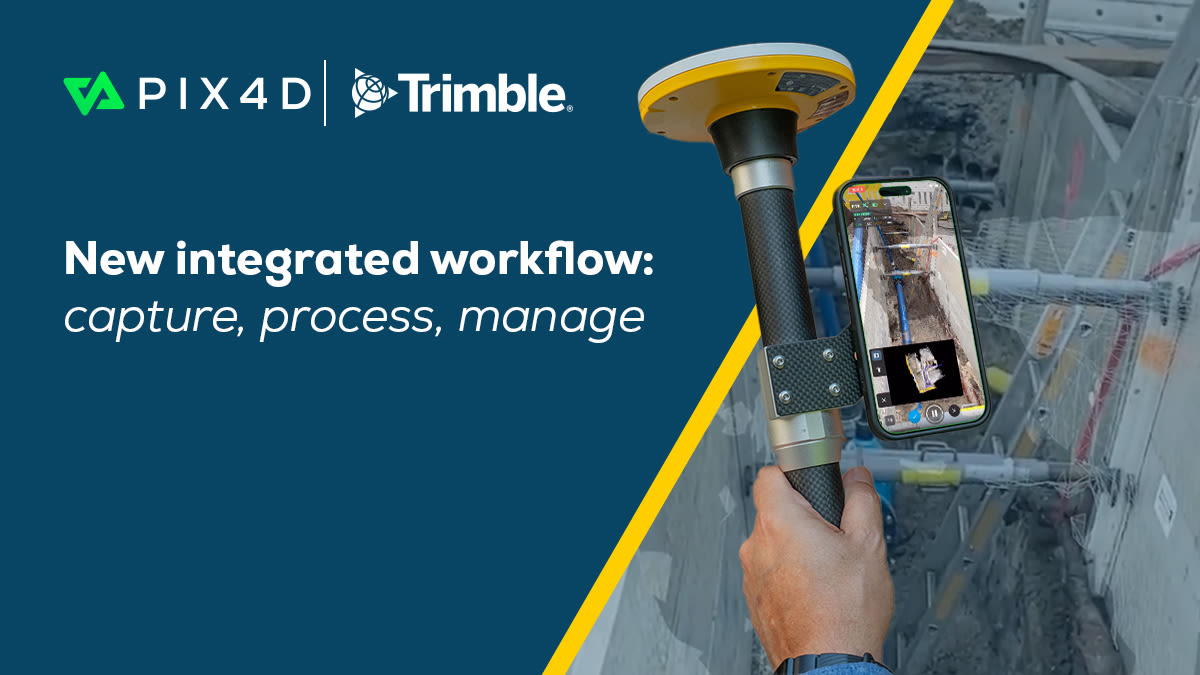 New data capture workflow with PIX4Dcatch & Trimble Connect | Pix4D