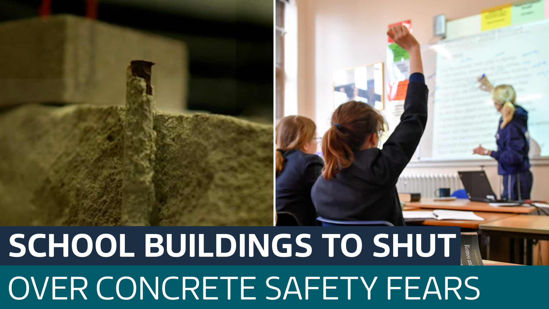 Schools in England told to shut buildings over unsafe concrete fears ...