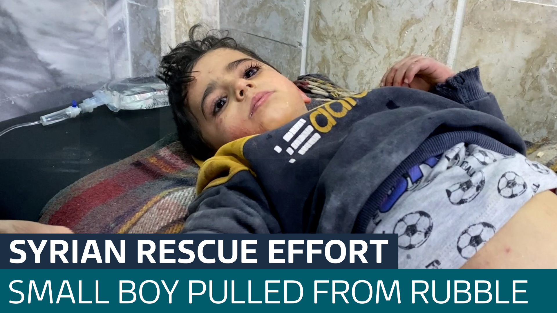 Young boy is rescued from rubble in Syria after devastating earthquake ...