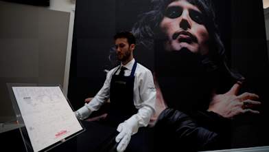 Handwritten 'Bohemian Rhapsody' draft among Freddie Mercury's ...