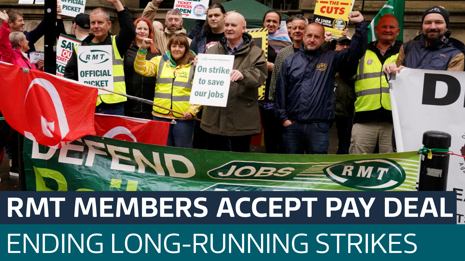 RMT members vote to accept pay deal ending long-running strike action ...
