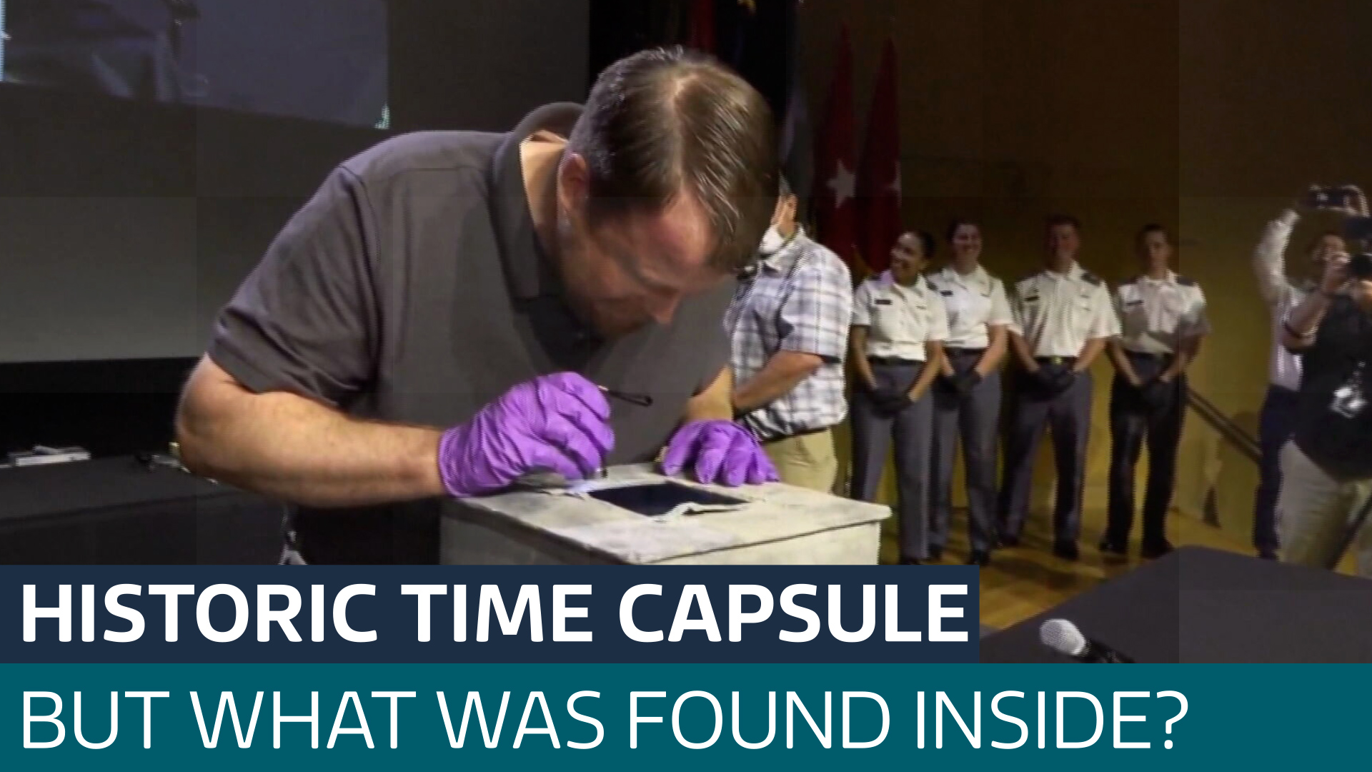 Major ceremony as time capsule dating back to the 1820s opened - Latest ...