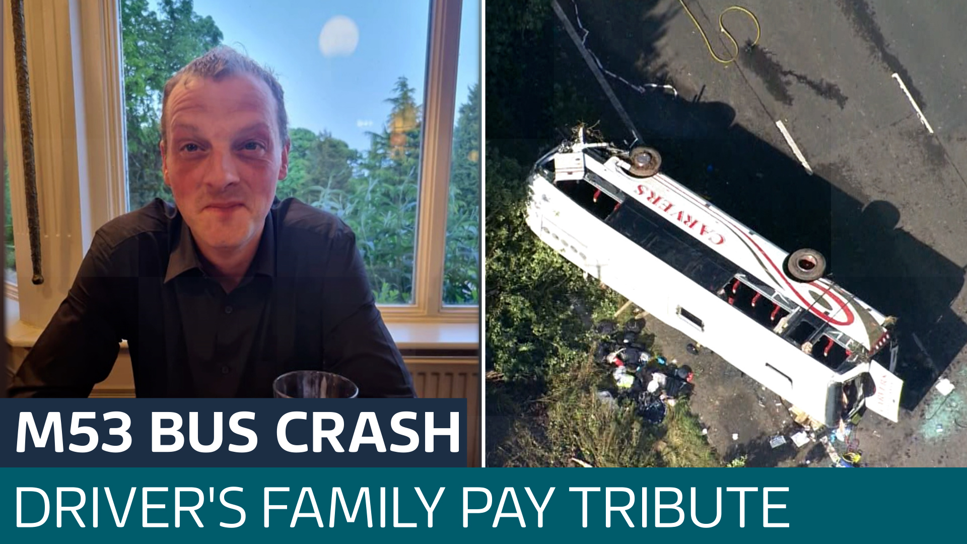 Family of bus driver killed in M53 school bus crash say he suffered ...