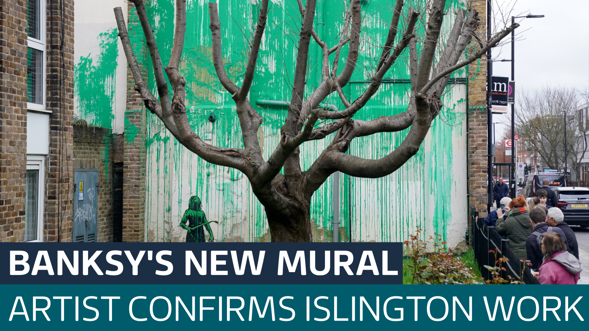 Artist Banksy confirms London tree mural is his work - Latest From ITV News