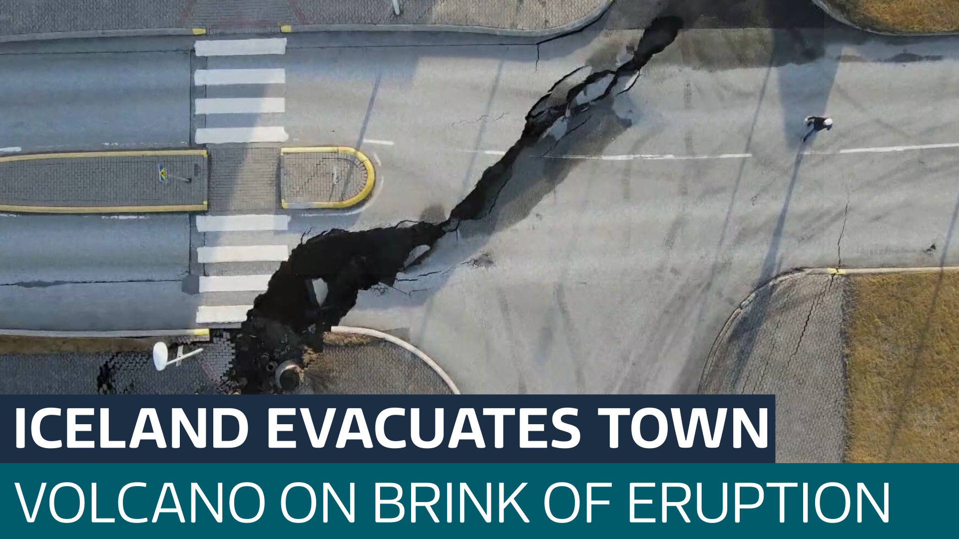 Huge cracks in roads as looming Iceland volcano eruption prompts mass ...