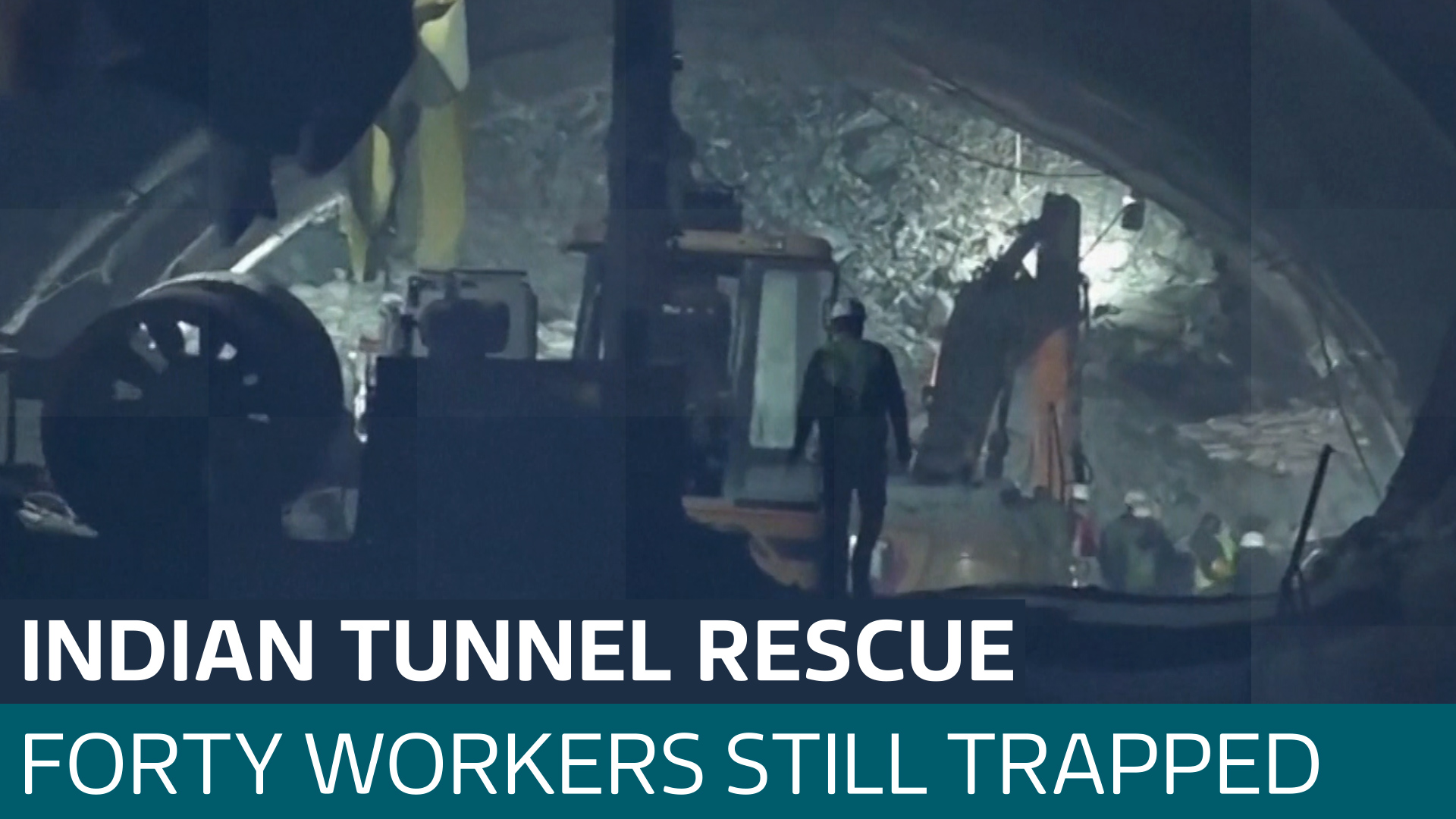 Rescuers in race against time to reach forty workers still trapped ...