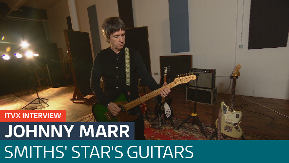 Johnny Marr takes us through his favourite guitars - Latest From ITV News