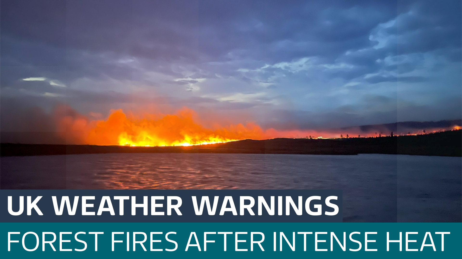 UK's extreme weather: Forest fires, thunderstorms and a month's worth ...