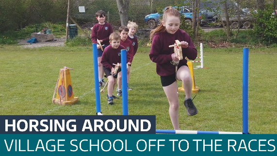 Cumbrian author inspiring children to saddle up for book-themed ...