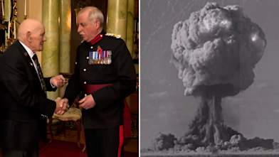 Military veterans who took part in nuclear testing awarded medals ...