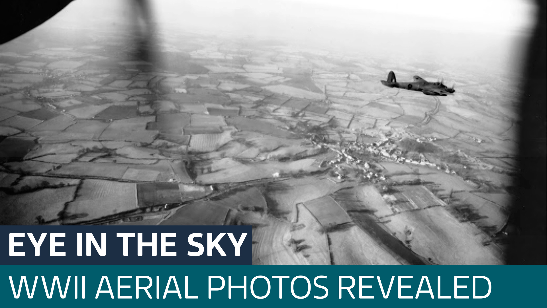 World War Two aerial photographs capture bird's eye view of Britain at ...