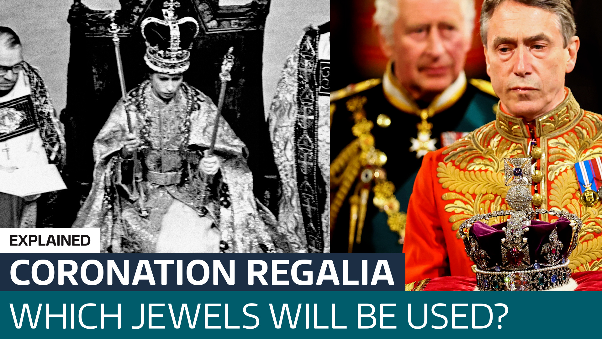 From crowns to swords and rings - what royal regalia is being used at ...