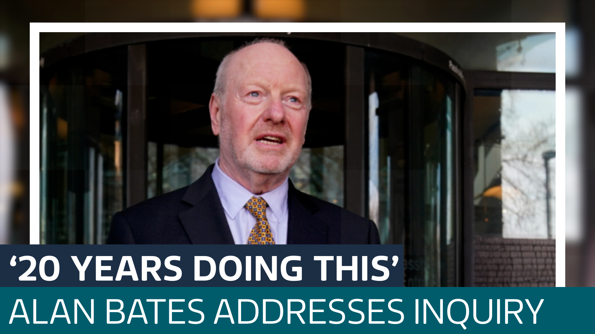 Watch the key moments as Alan Bates gives evidence to Post Office ...