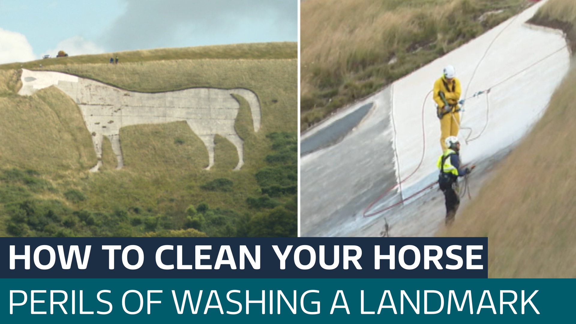 Abseils and German paint: The challenges of keeping the Westbury White ...