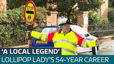 Why this lollipop lady spent over half her life helping children cross ...