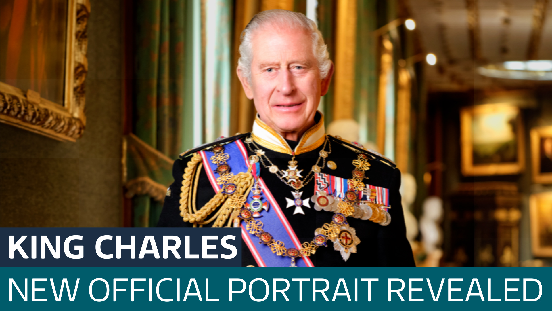New official portrait of King Charles unveiled - Latest From ITV News