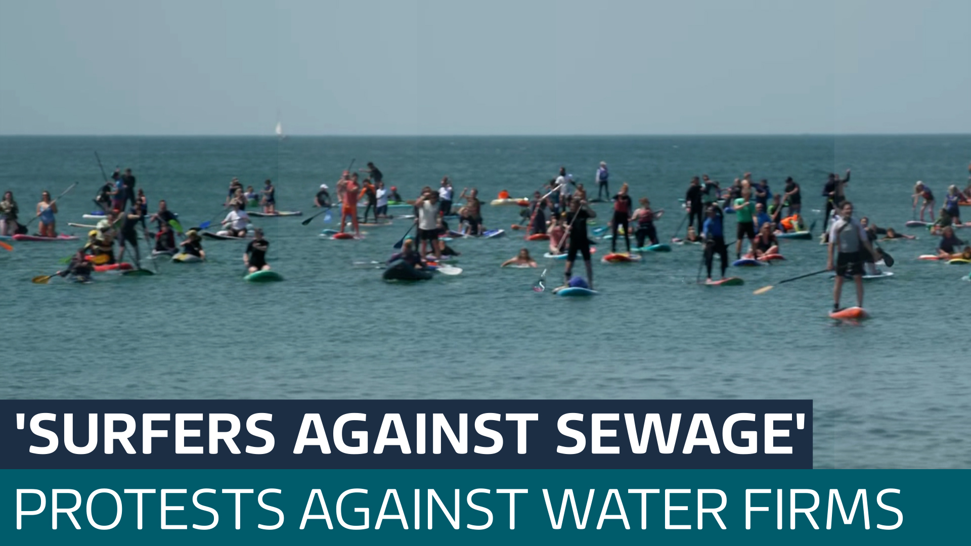 'Paddle-out protest' staged against sewage discharges in rivers and ...