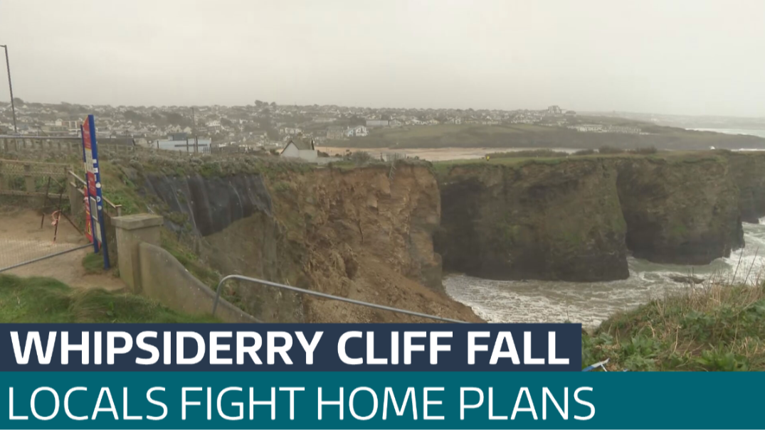 Campaigners fight against homes being built near cliff fall site ...