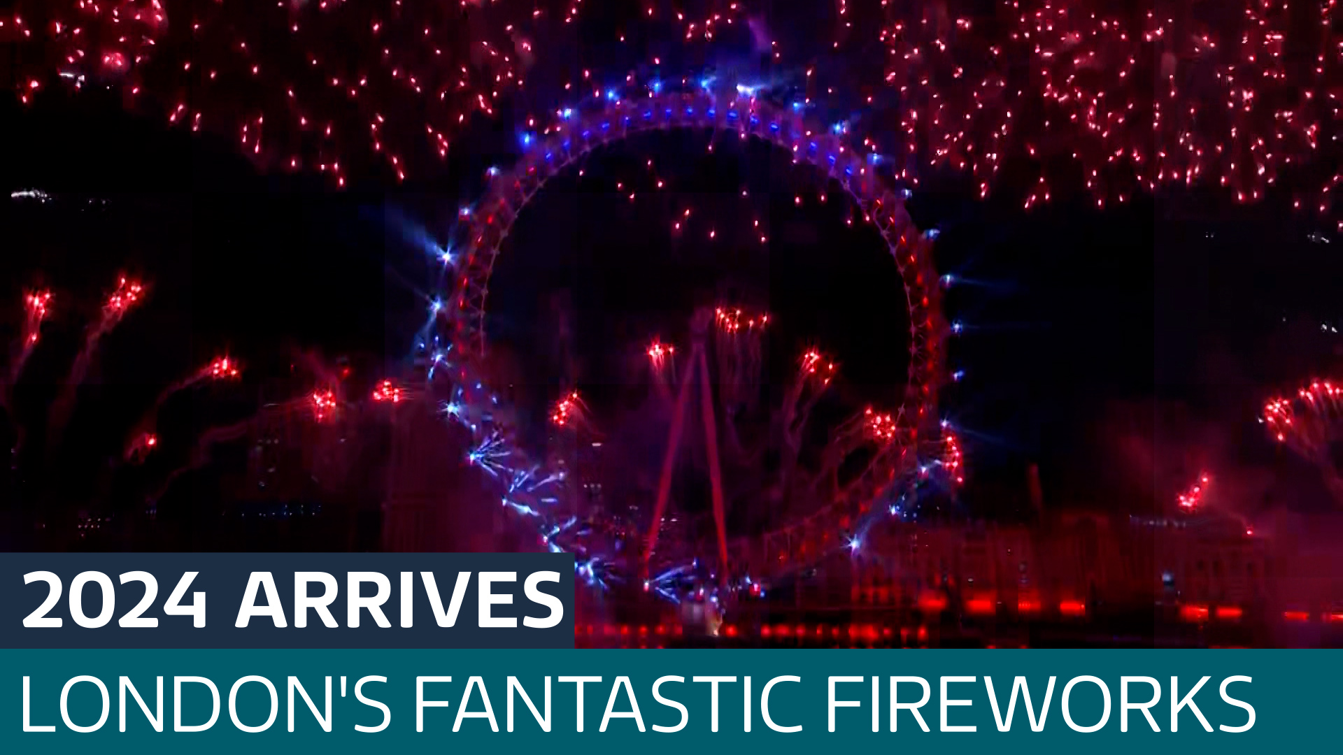 Watch London's firework display as 2024 arrives - Latest From ITV News