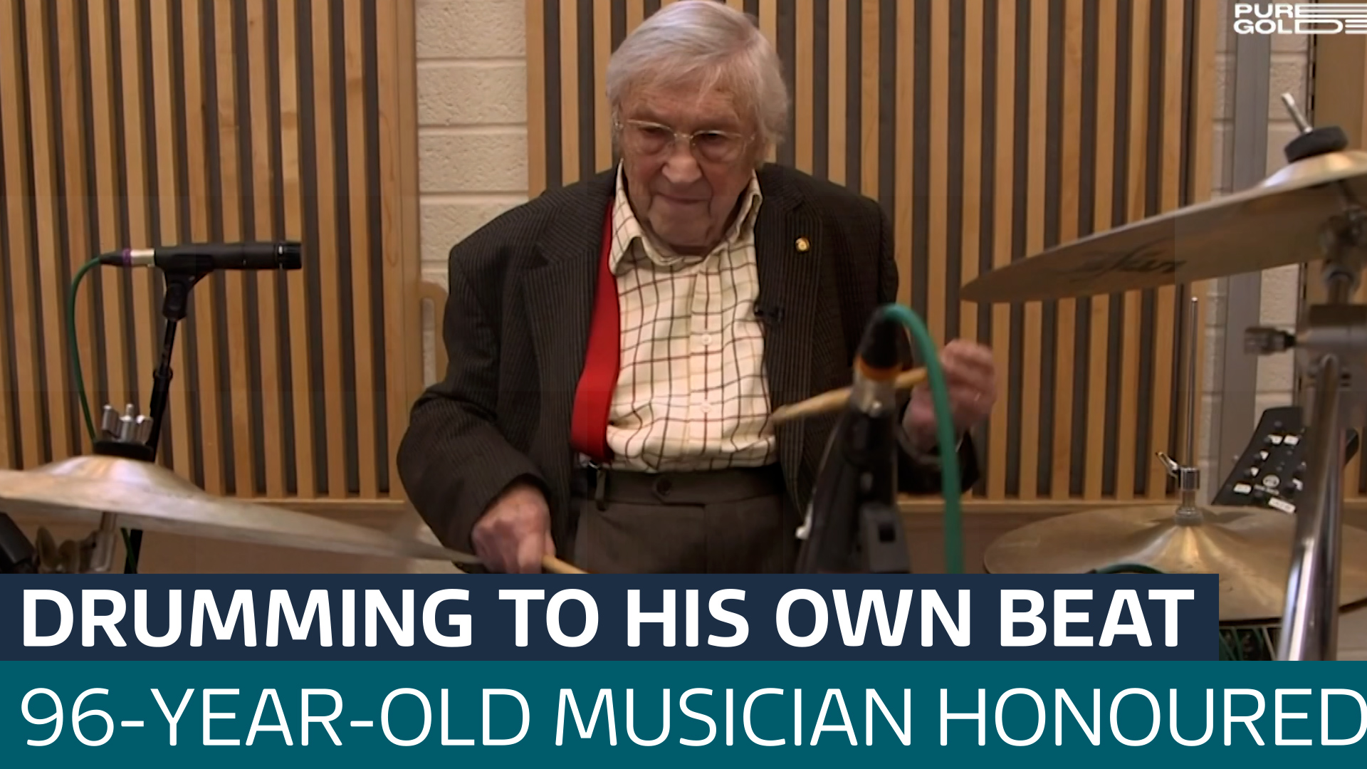 'Extraordinary' man who's been drumming for seven decades is honoured ...