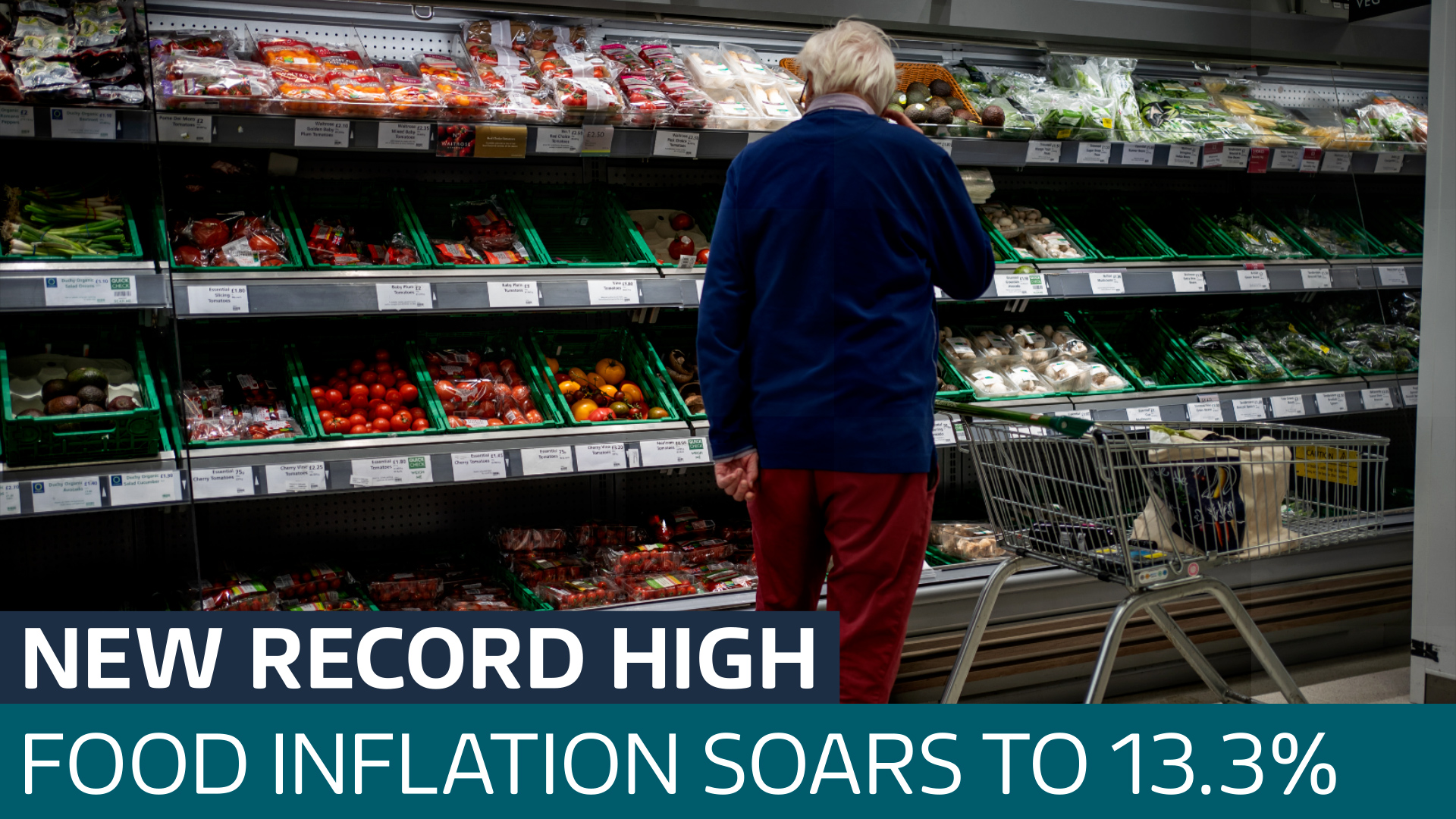 Food inflation soars to 13.3% as households suffered 'challenging ...