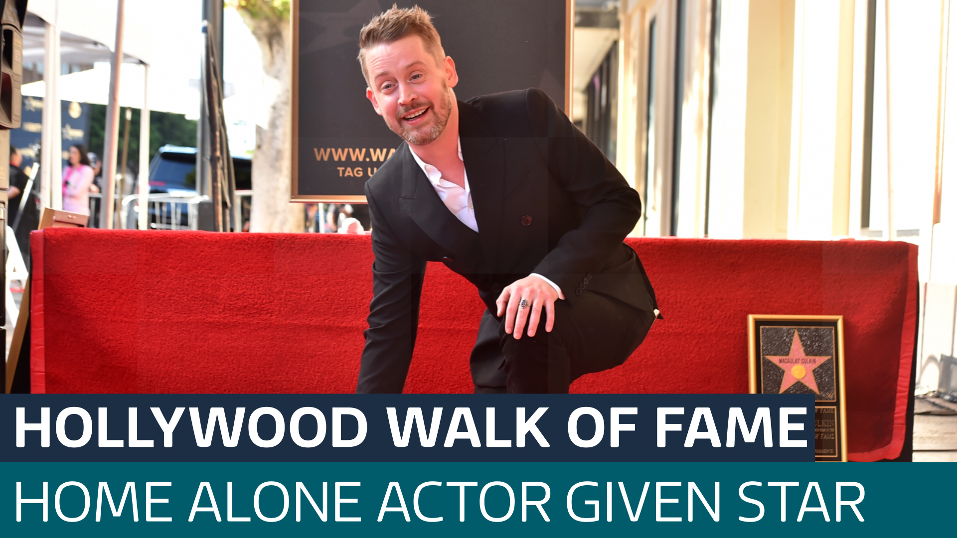 Home Alone actor Macaulay Culkin given star on Hollywood Walk of Fame ...