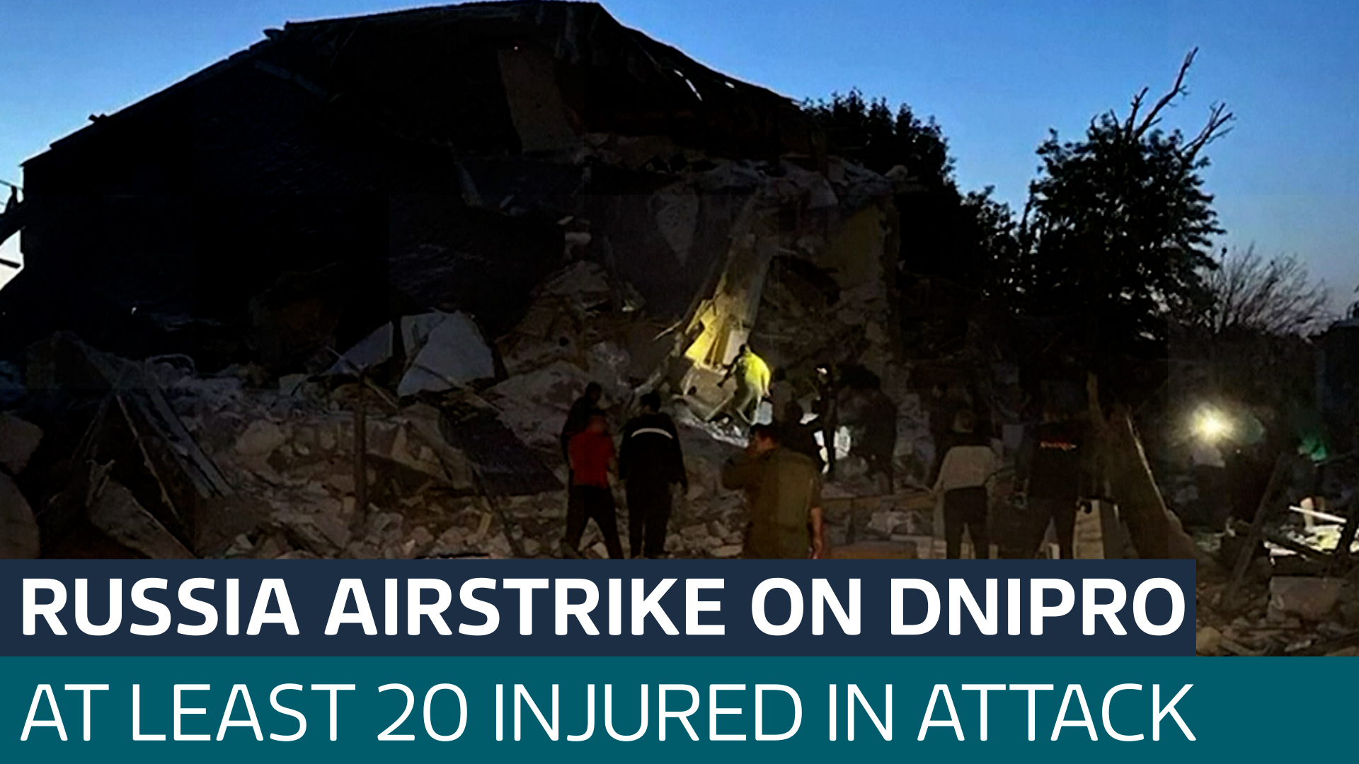 Twenty injured after strike on Ukrainian city of Dnipro - Latest From ...
