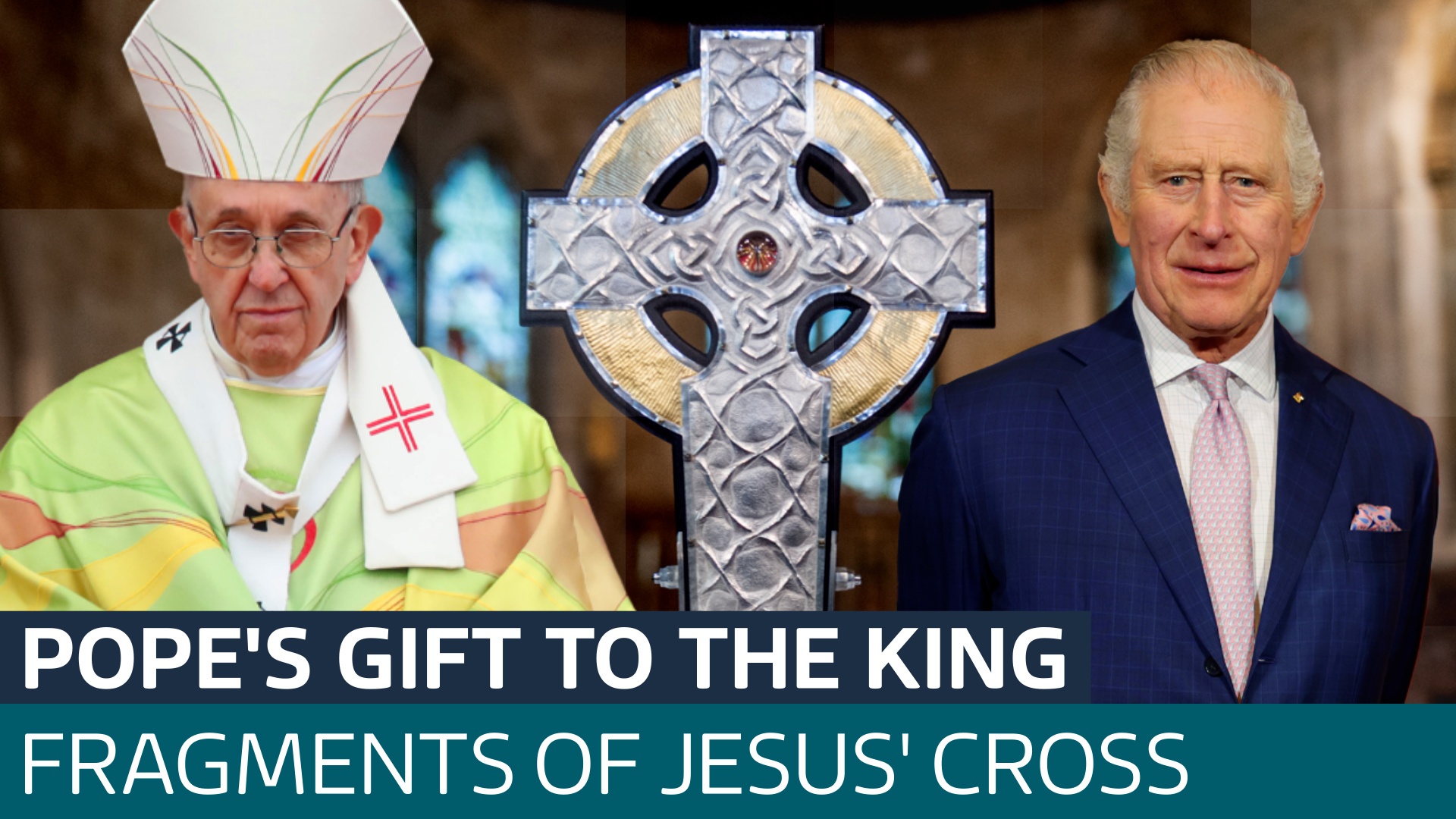 King Charles gifted Christ's cross fragments by Pope Francis for ...