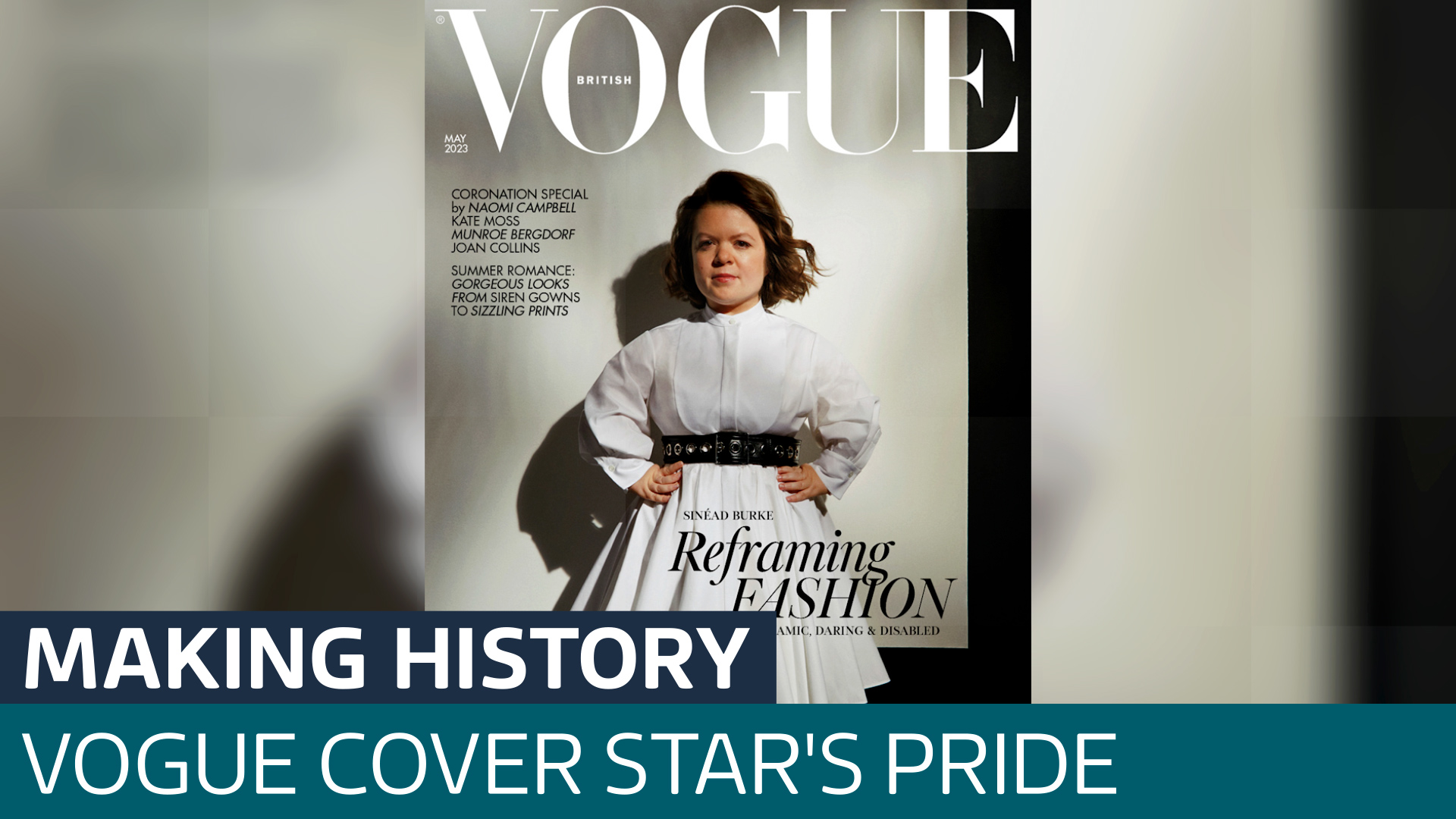 Cover star's pride at being front and centre on history-making Vogue ...