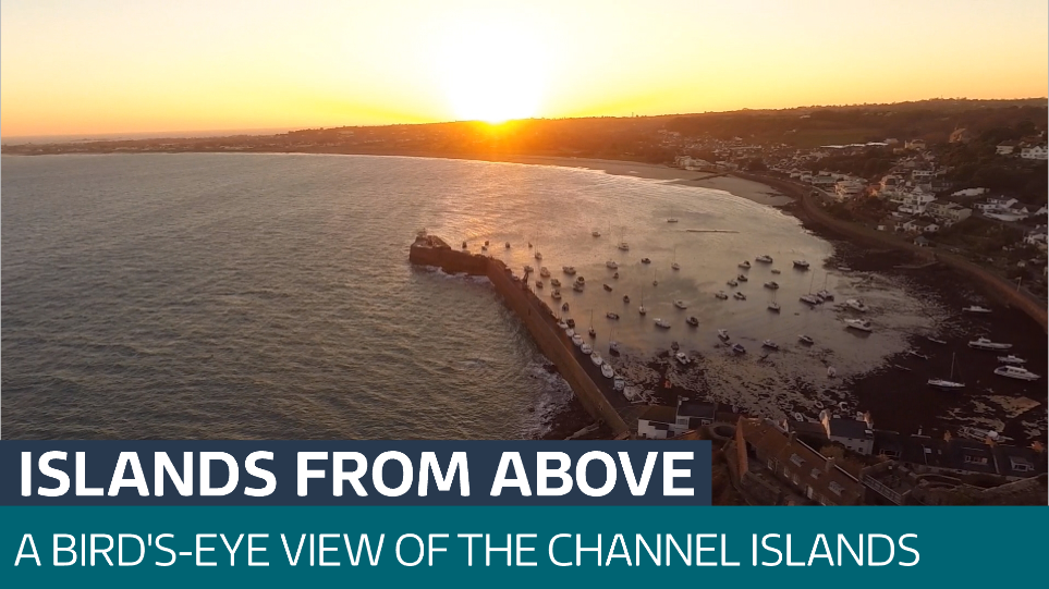 The Channel Islands from above - Latest From ITV News
