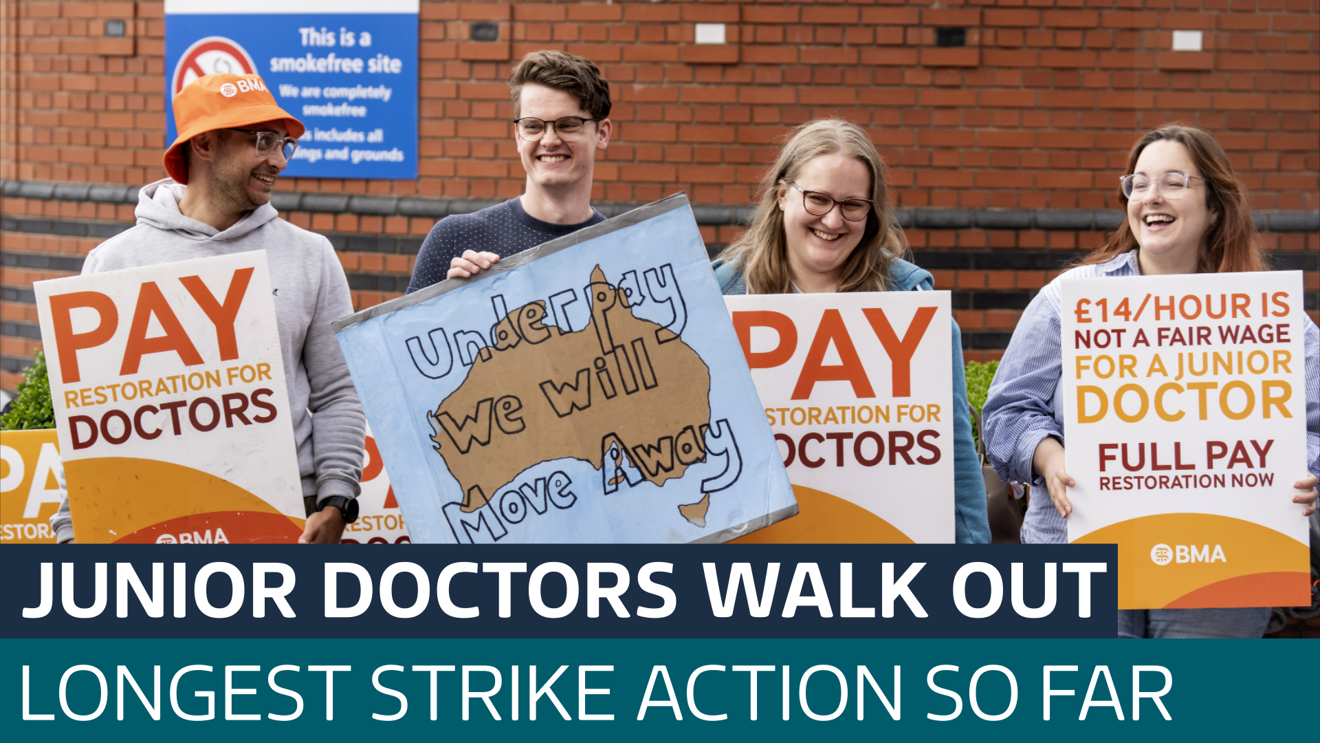 Junior doctors begin five days of industrial action in England - Latest ...