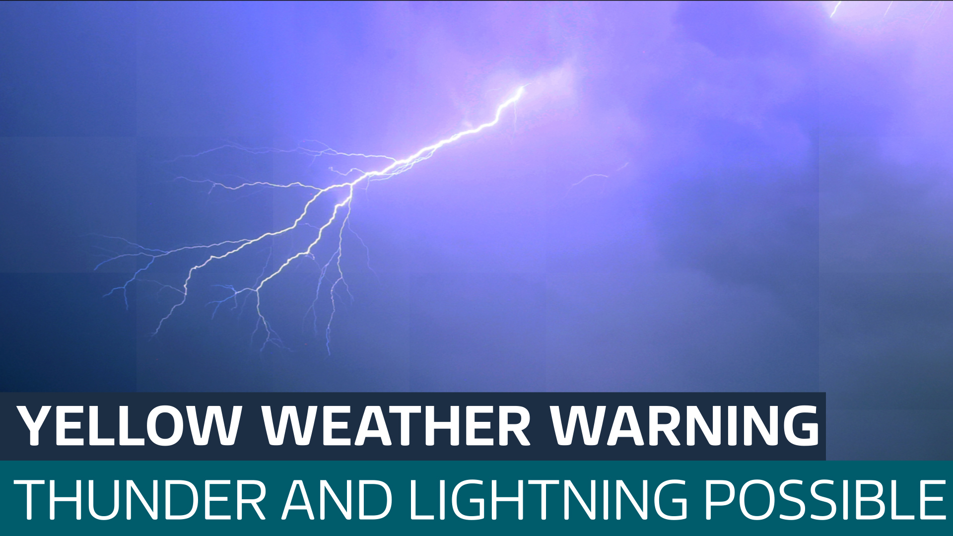 Yellow Met Office weather warning for thunderstorms across UK - Latest ...