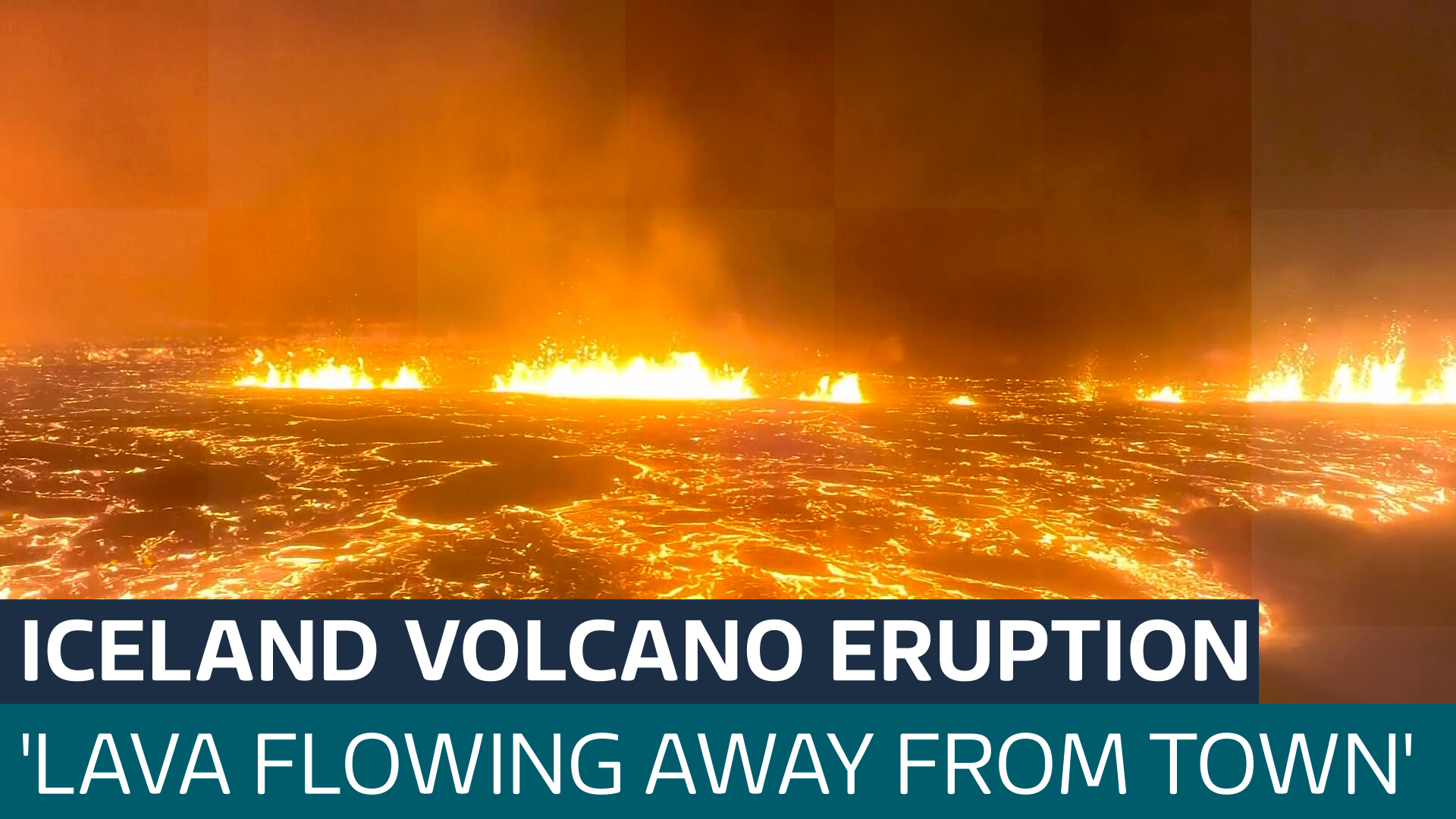 'No threat to life' as Icelandic volcano continues to erupt - Latest ...
