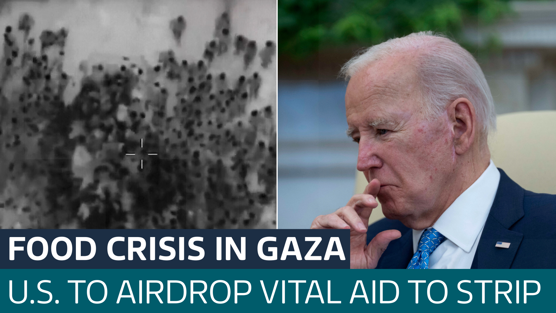 U.S. President announces plans to airdrop aid into Gaza as Hamas say ...