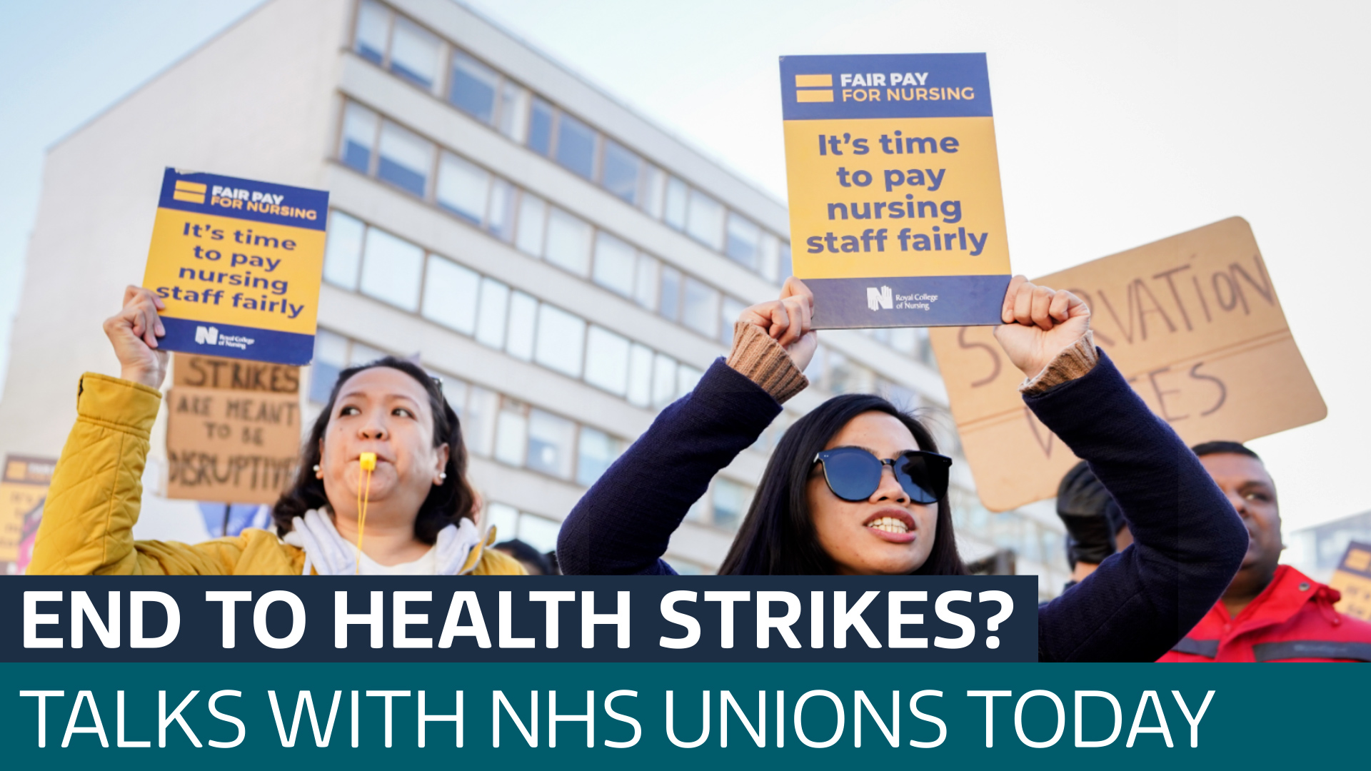 Health unions and government meeting to try and put an end to pay ...