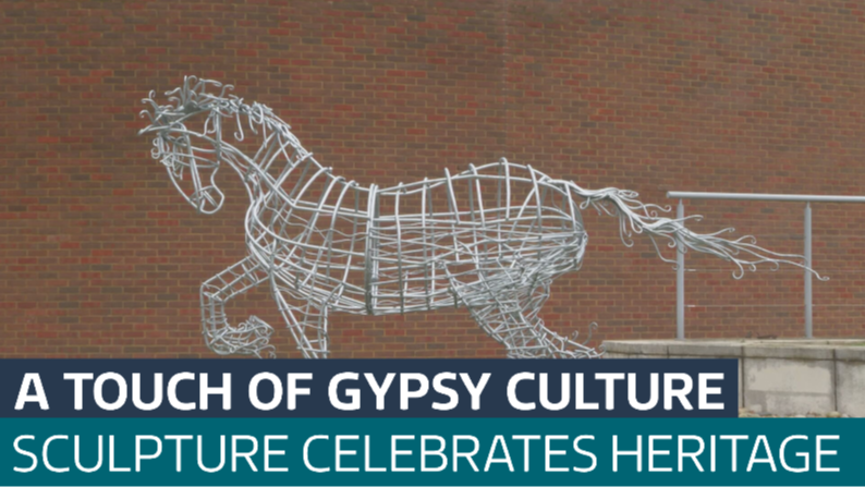 Sculpture celebrates the history of Gypsies, Travellers and Romanies on ...