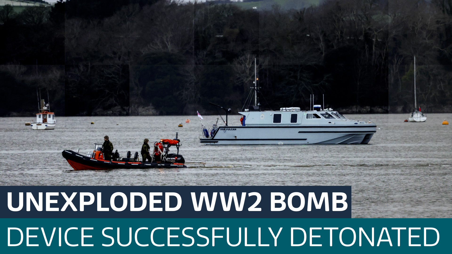 Unexploded WWII bomb in Plymouth safely detonated at sea - Latest From ...
