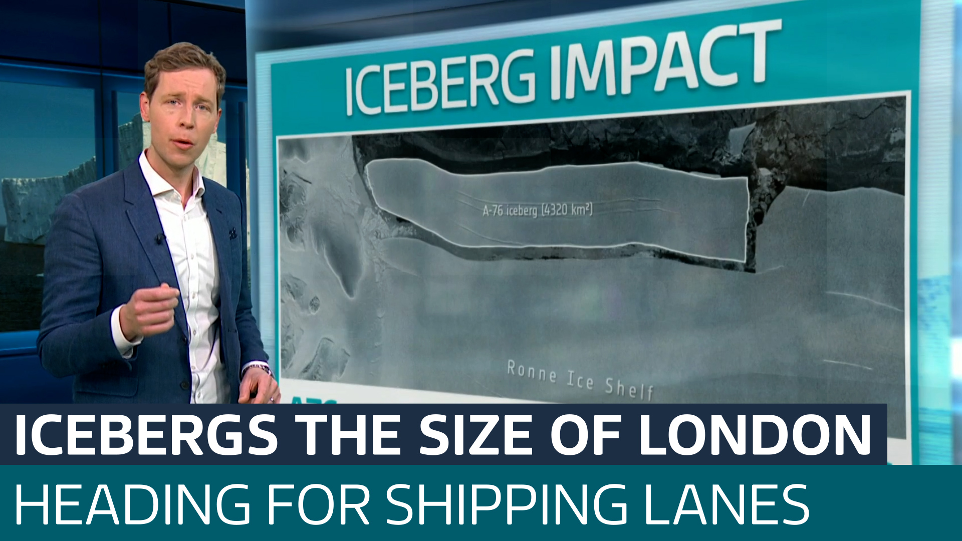 Scientists Track Two Huge Icebergs Which Broke Off From Antarctica