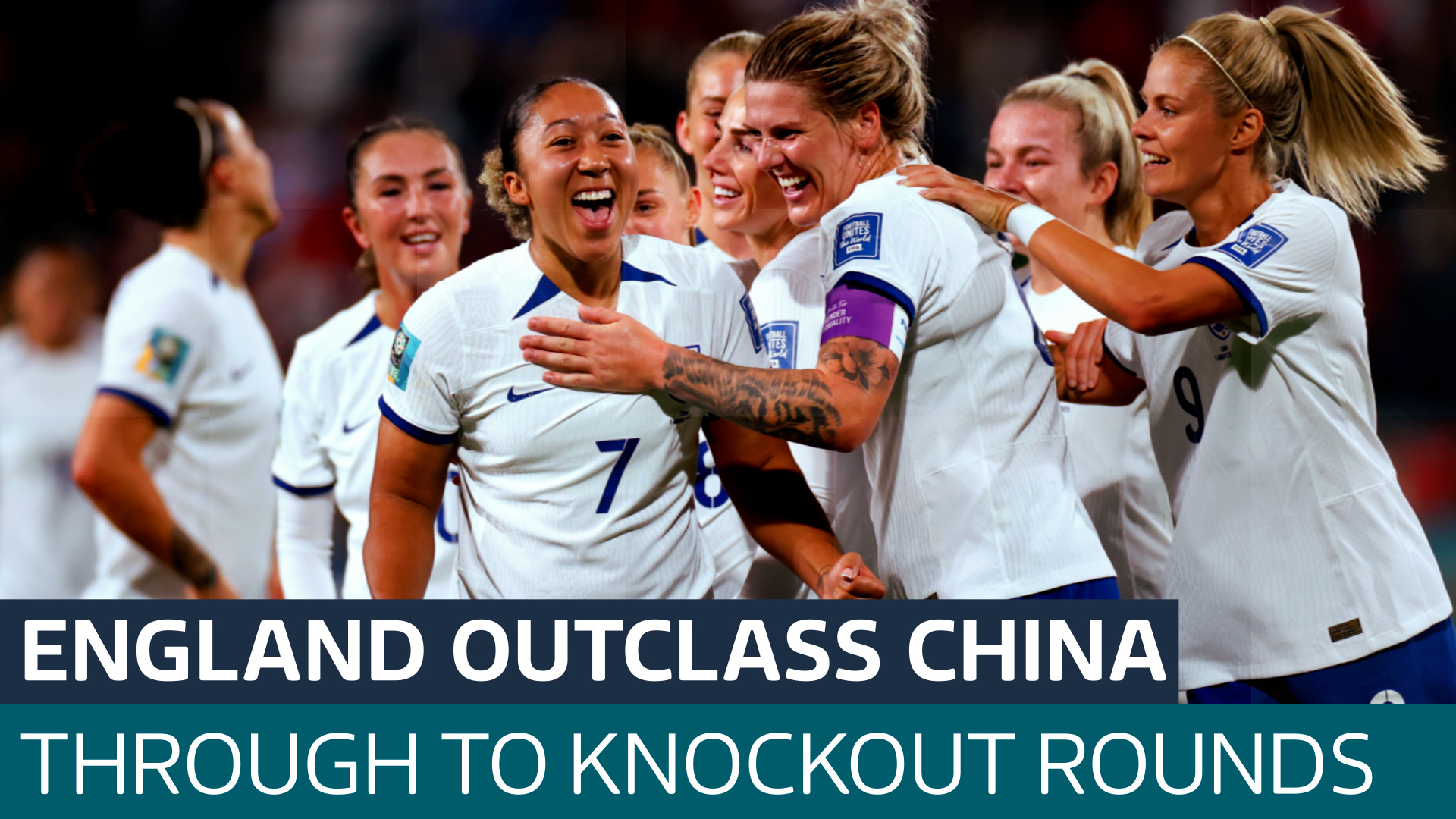England hit China for six as they sail through to World Cup knockout ...