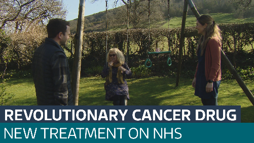 Woman plays key role in new NHS cancer treatment - Latest From ITV News