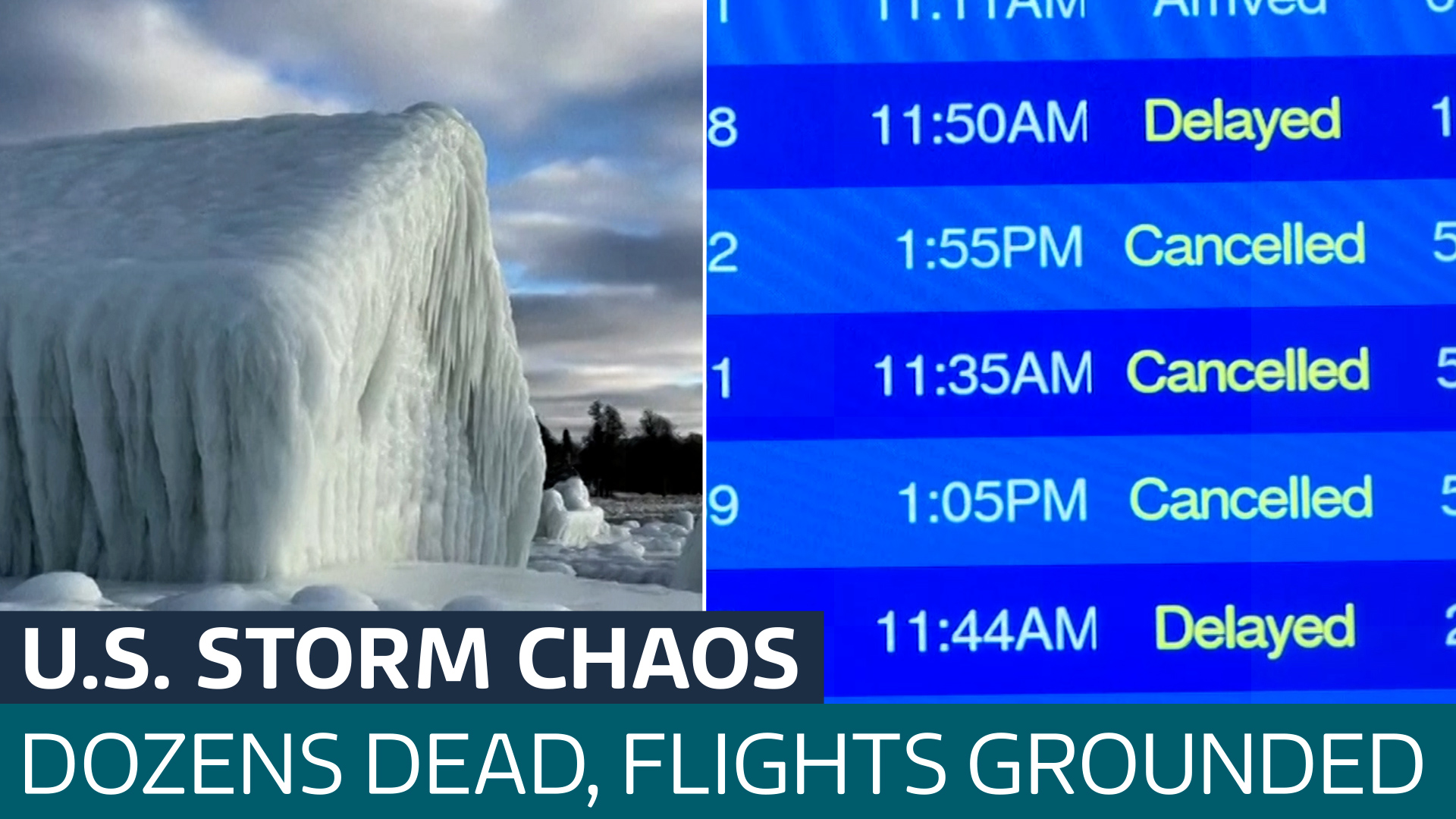 Dozens dead and thousands left stranded by winter storm gripping North ...
