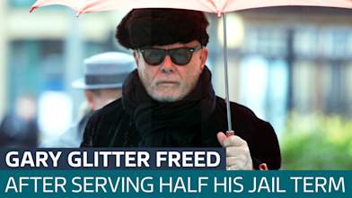 Gary Glitter released from prison after serving half of jail sentence ...