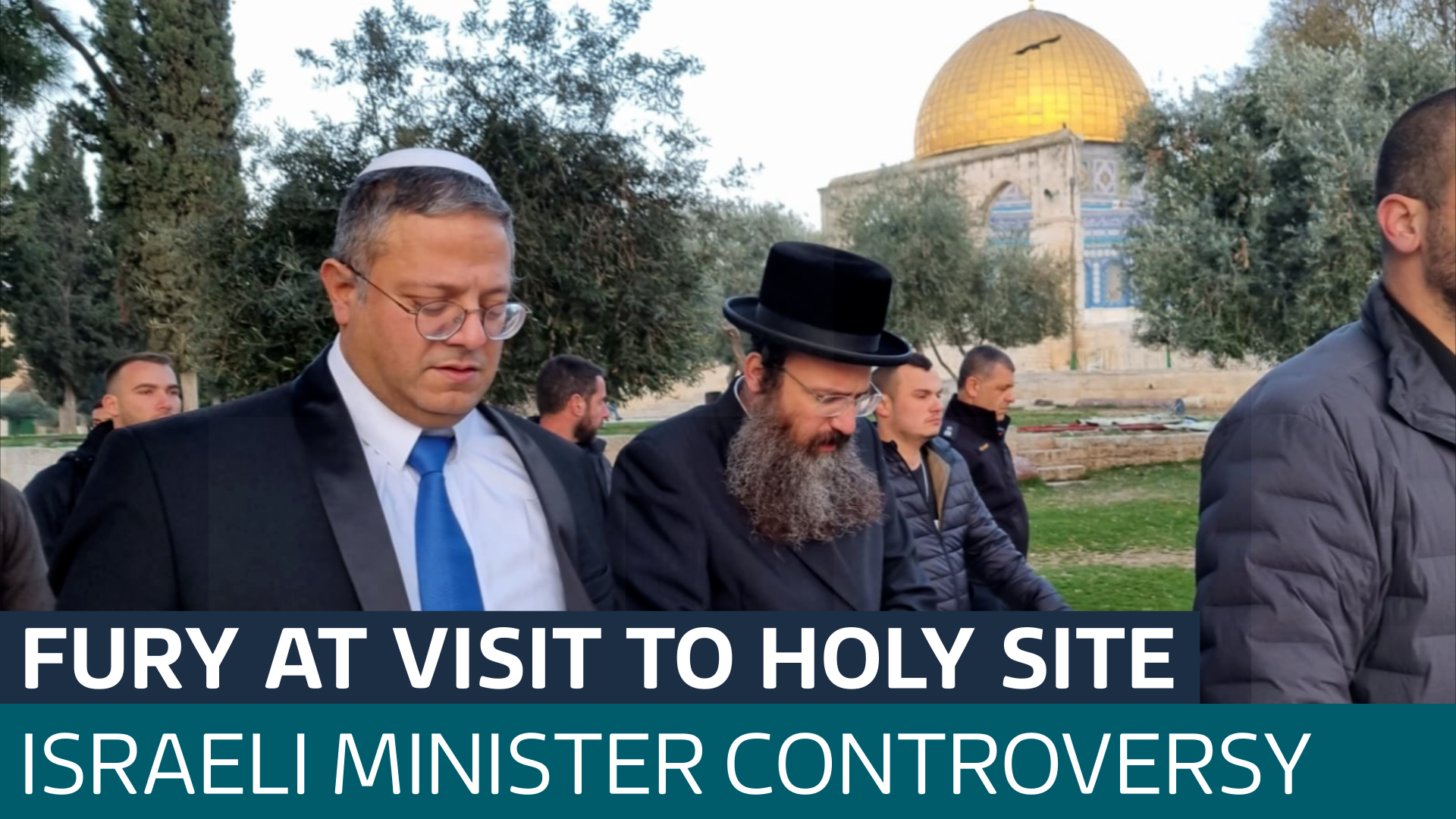 Far right Israeli cabinet minister sparks anger by visiting contested ...