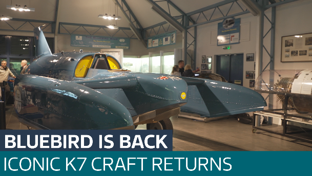 Donald Campbell's Bluebird has arrived in the Lake District - Latest ...