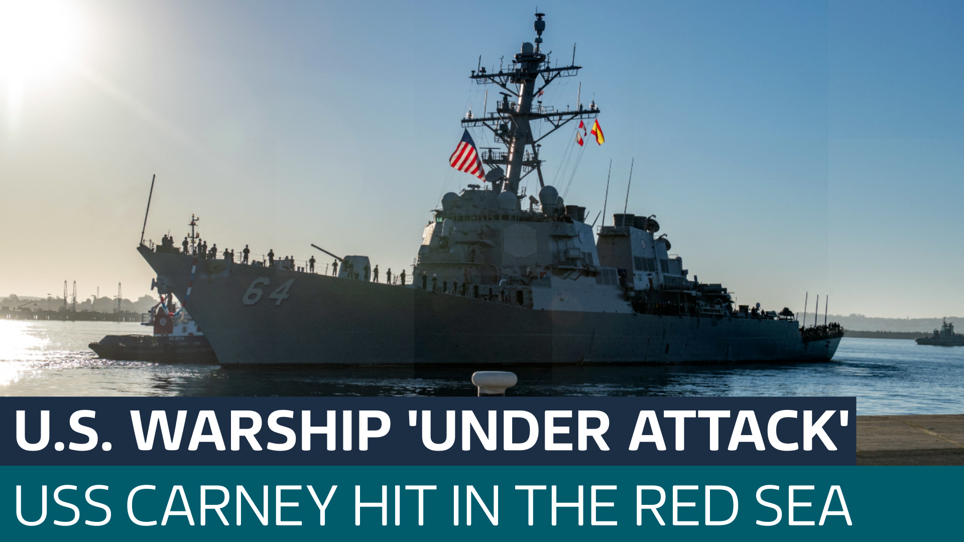 Pentagon says U.S. warship and other vessels attacked in the Red Sea ...